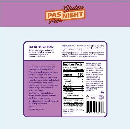 Pas Nisht Gluten Free Wraps Original | GlutenFreePalace