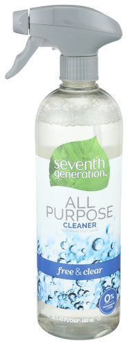 Seventh Generation All Purpose Natural Cleaner, Free & Clear, 32 Oz [8 ...