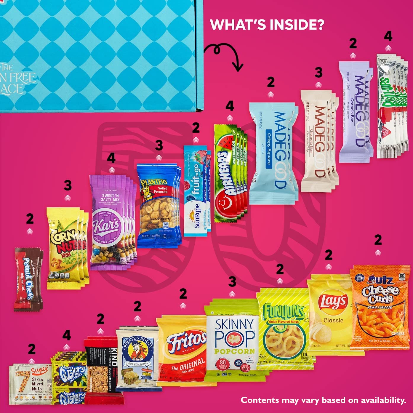 GFP Snack Box -50 Snacks | GlutenFreePalace