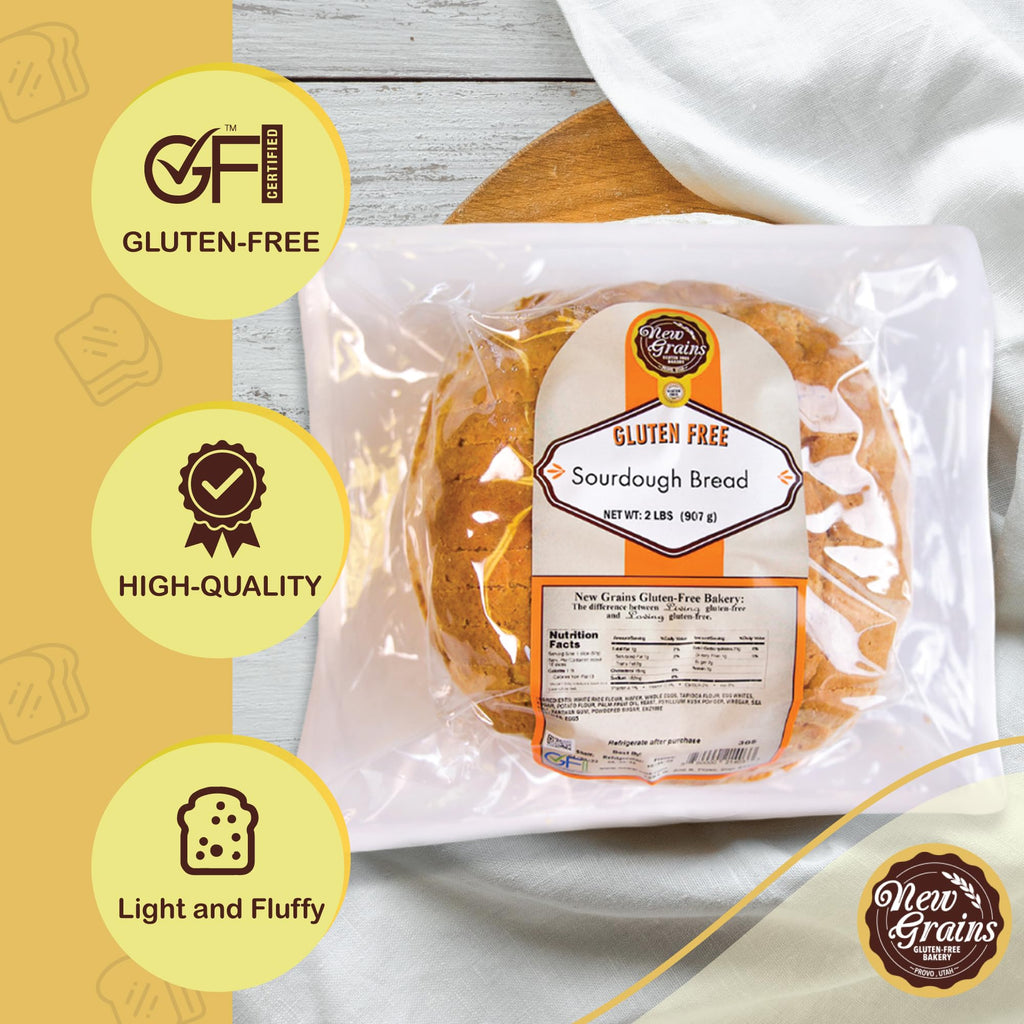 New Grains Gluten Free Sourdough Bread- Round Loaf | GlutenFreePalace