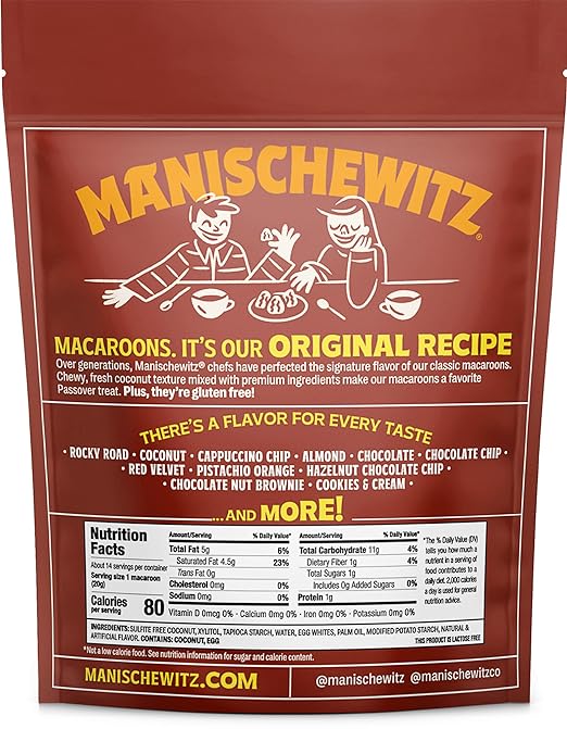 Manischewitz Coconut SUGAR FREE Macaroons | GlutenFreePalace