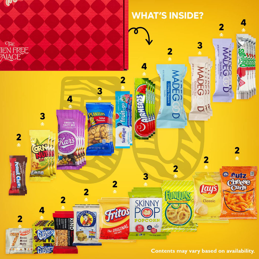 GFP Holidays Snack Box -50 Snacks | GlutenFreePalace