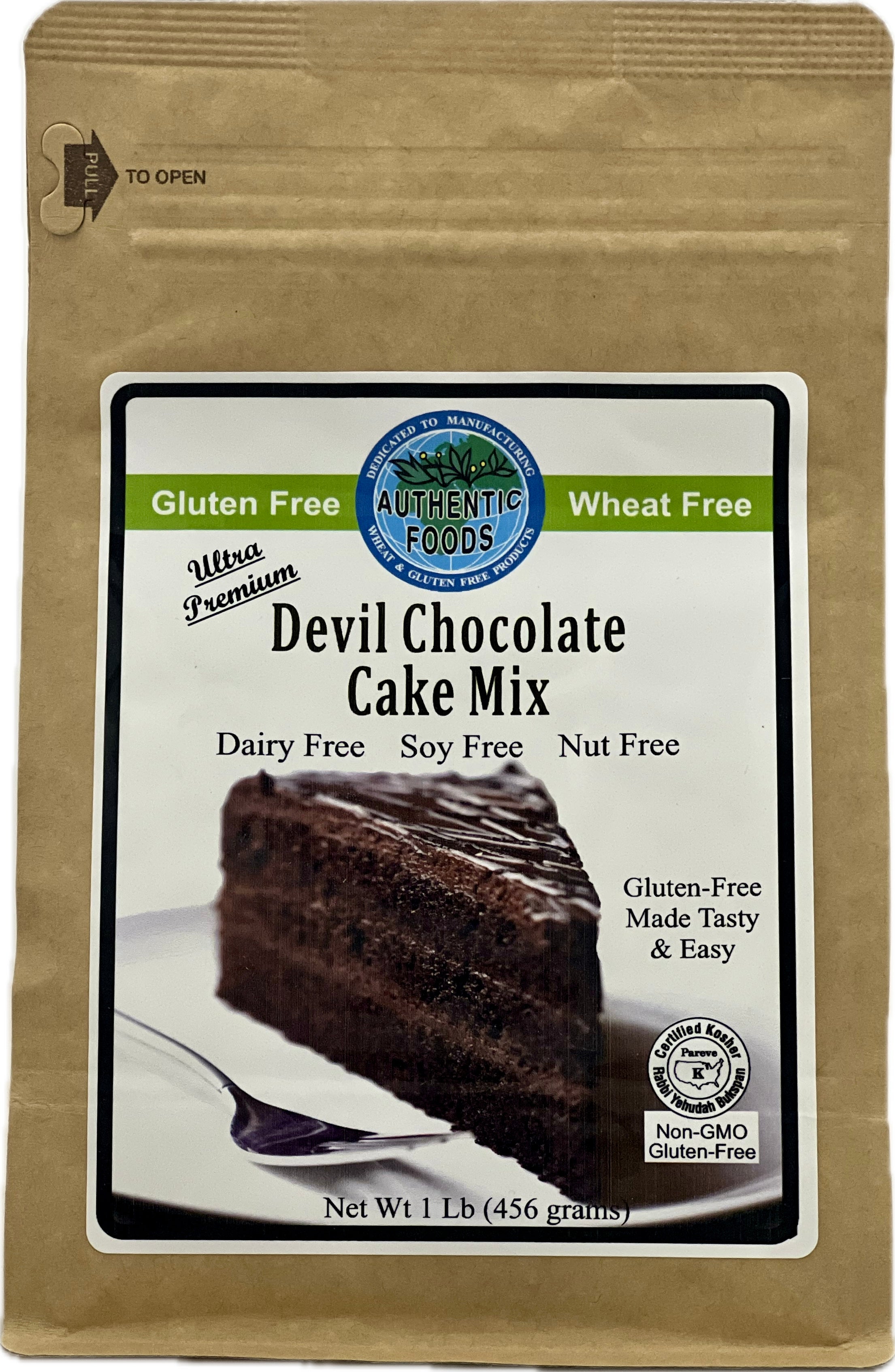 Authentic Foods Devils Food Chocolate Cake Mix | GlutenFreePalace