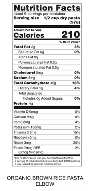 Tinkyada’s Organic Brown Rice Elbows | GlutenFreePalace