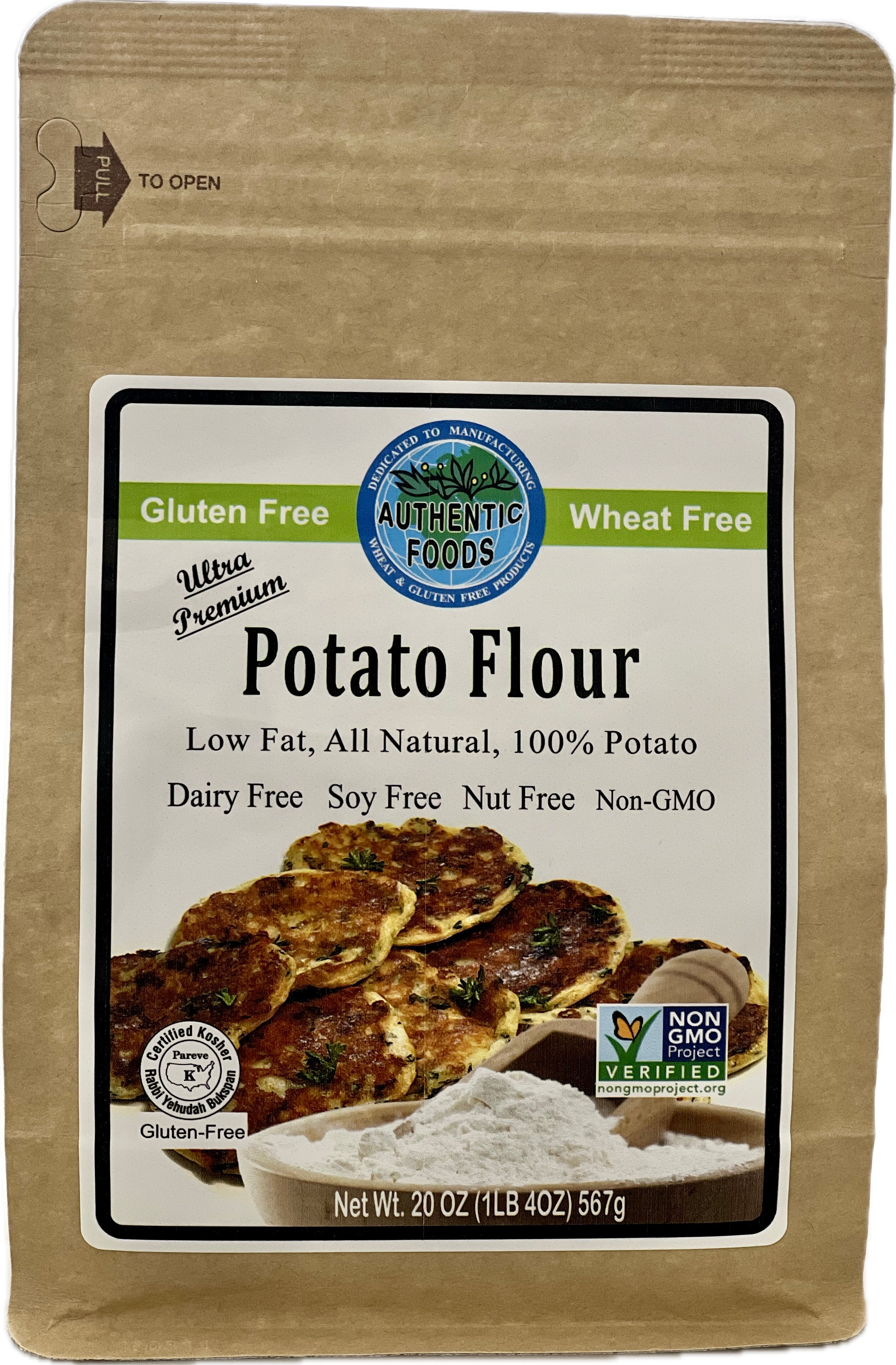 Authentic Foods Gluten Free Potato Flour | GlutenFreePalace