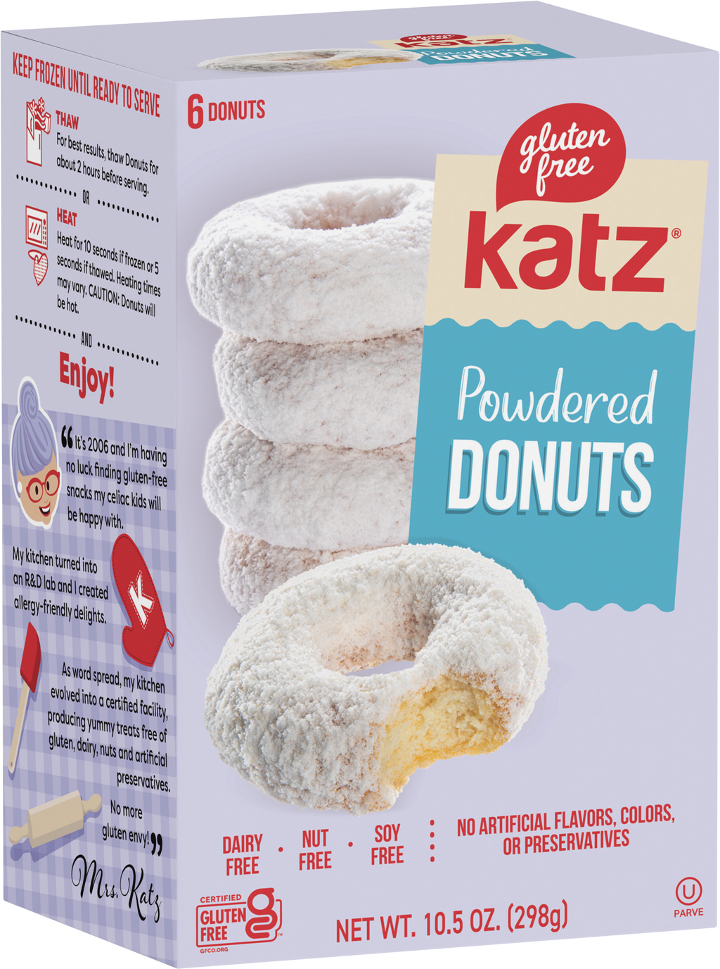 Buy Katz Gluten Free Powdered Donuts Online at GlutenFreePalace