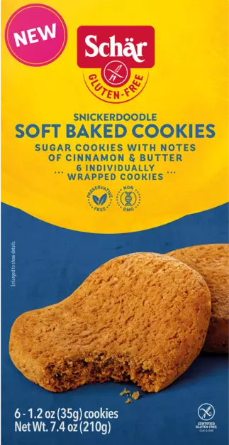 Schar Snickerdoodle Soft Baked Cookies | GlutenFreePalace.Com