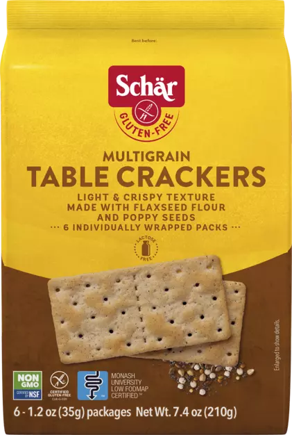 Table Crackers Multigrain | GlutenFreePalace