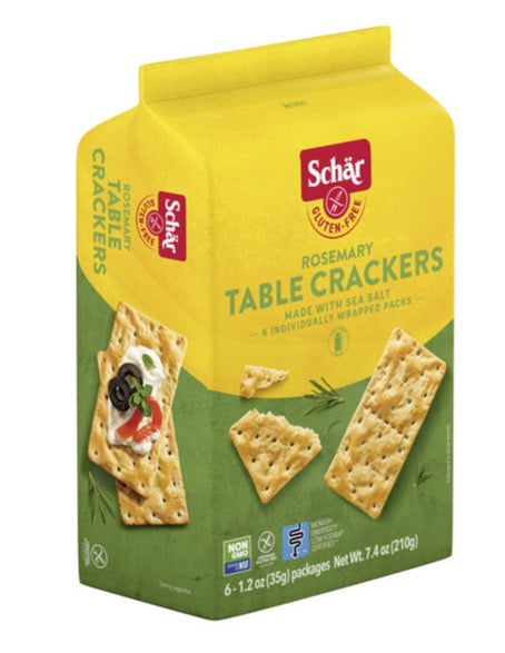 Table Crackers Rosemary | GlutenFreePalace