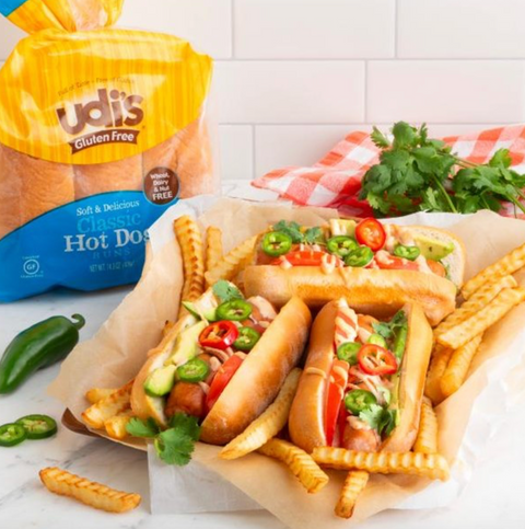 Order Gluten-Free Classic Hotdog Buns By Udi's At GlutenFreePalace