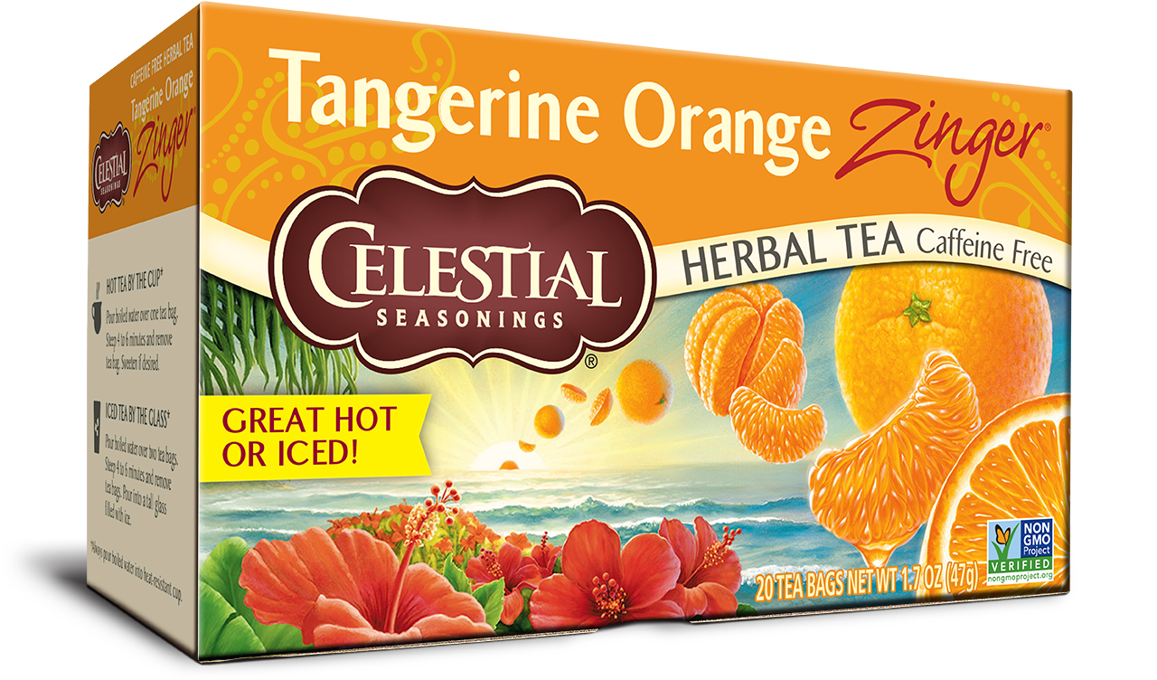 Tangarine Orange Zinger Herbal Tea | GlutenFreePalace