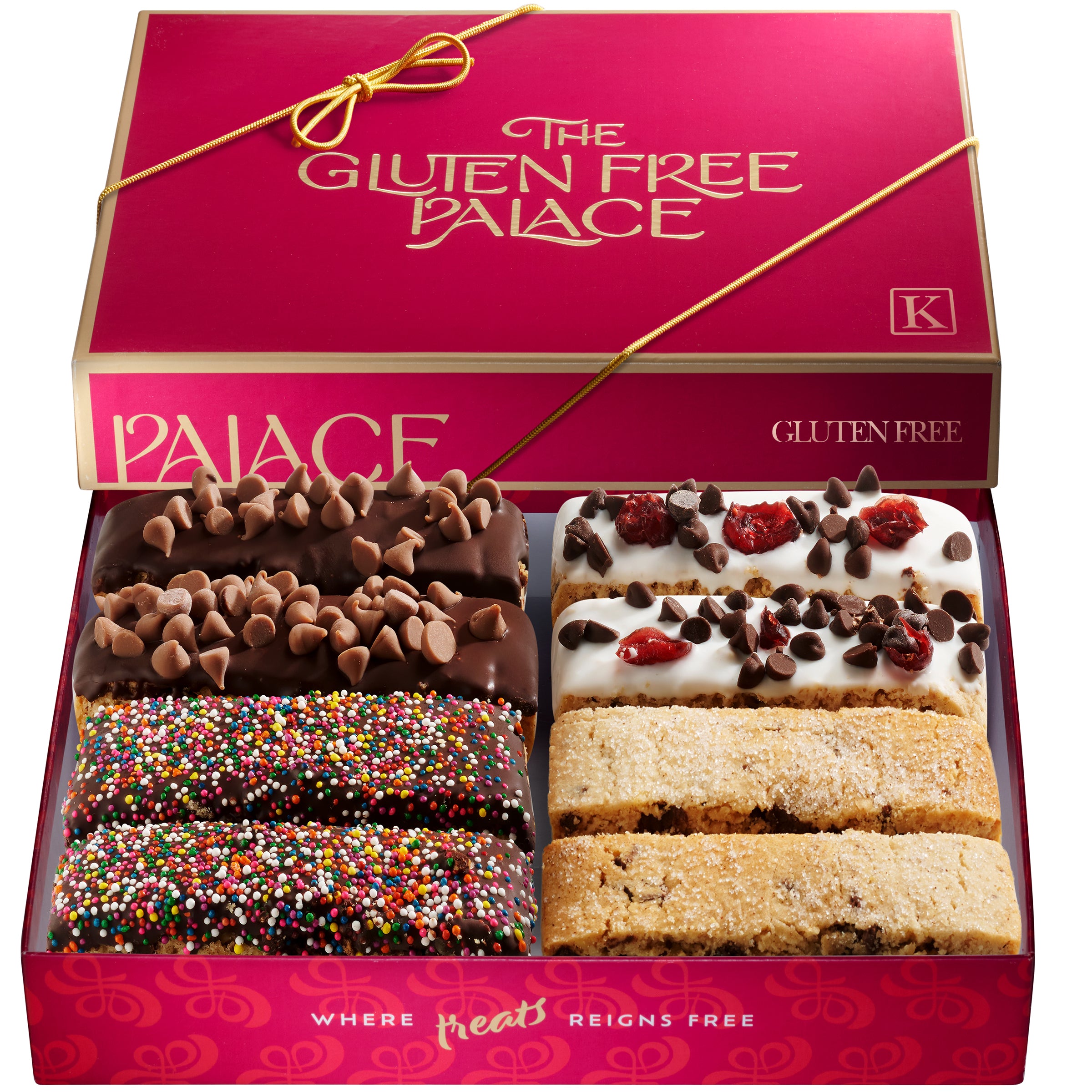 Gluten Free Palace Biscotti Gift Basket (Medium) 4 Flavor ...