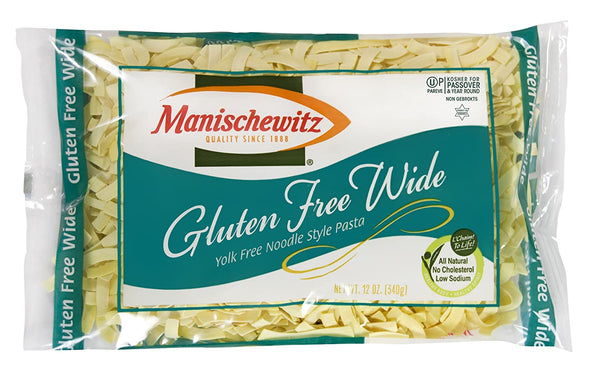 Manischewitz Egg Noodles Wide GlutenFreePalace