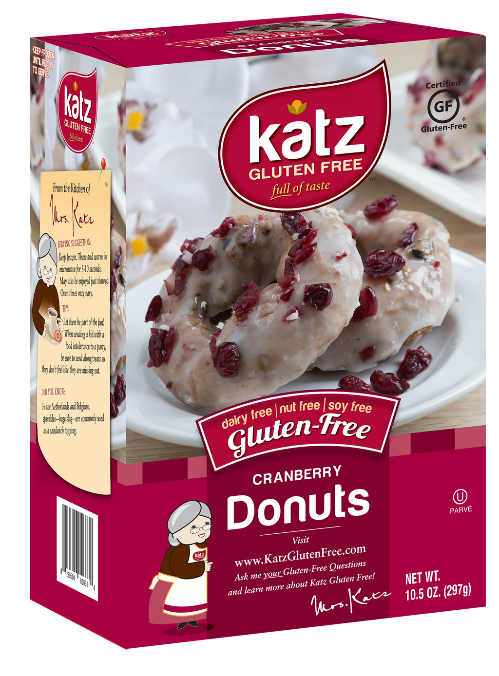 Katz Cranberry Donuts | GlutenFreePalace