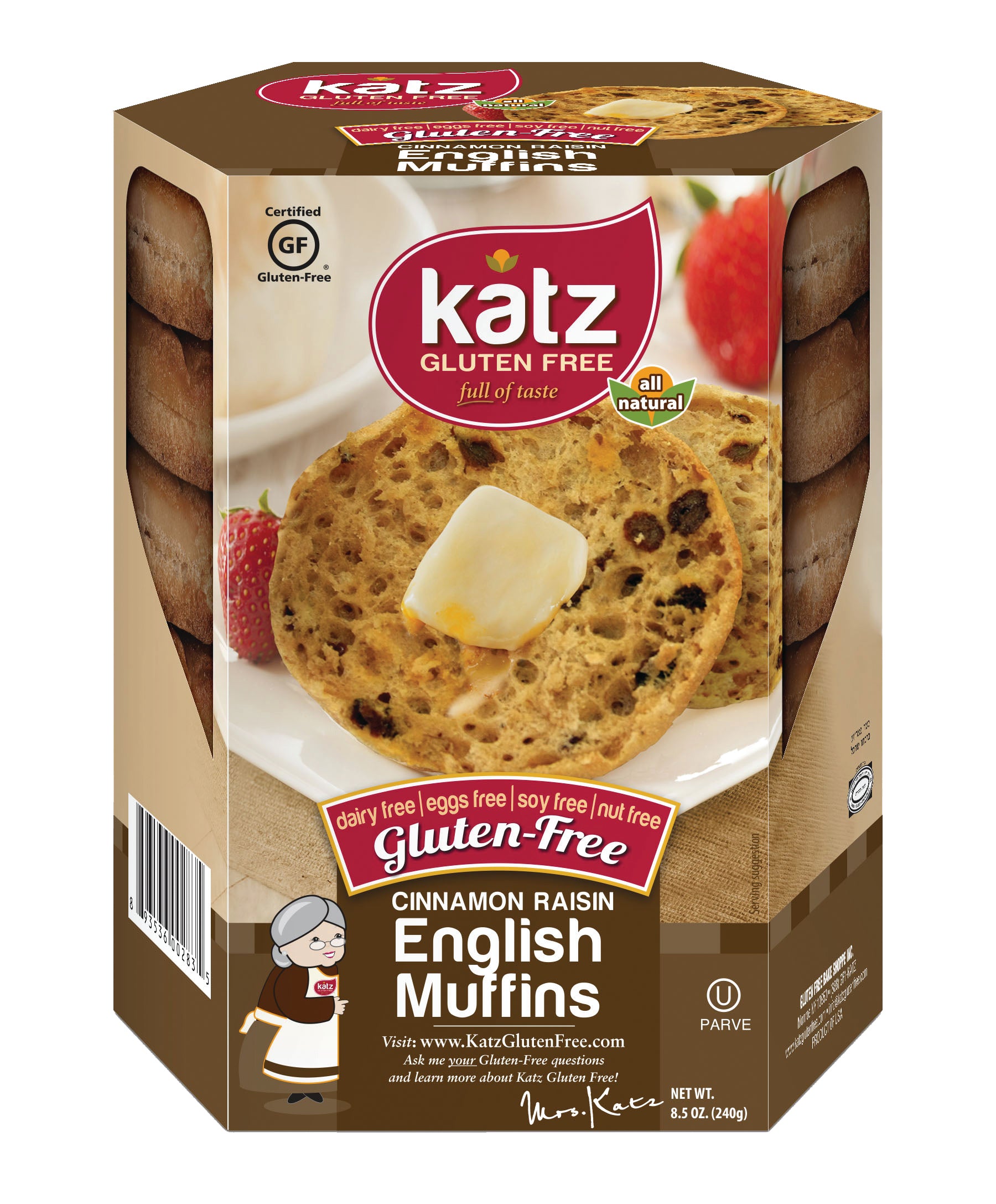 Order Katz Gluten Free Cinnamon Raisin English Muffins at ...